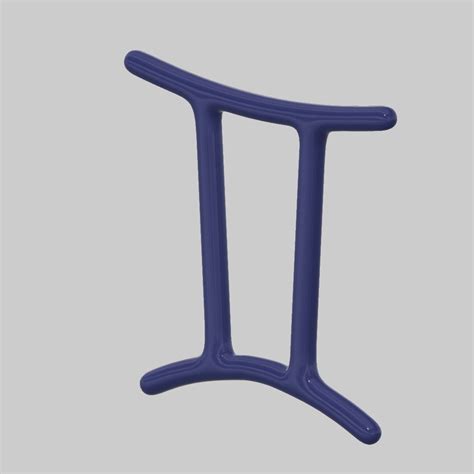 쌍둥이 자리 조디악 로그인 3d 모델 7 3ds Dwg Dxf Fbx Ige Unknown Stl Wrl Free3d
