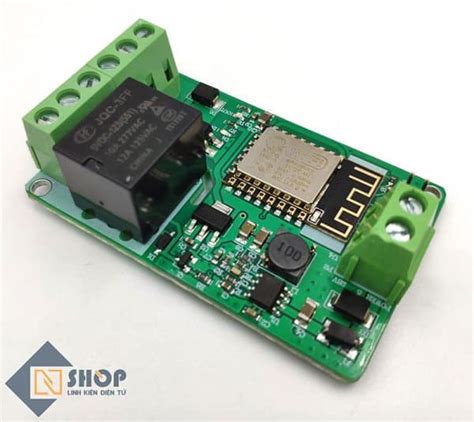 Mạch điều Khiển Wifi Relay Esp8266 V12 Nshop