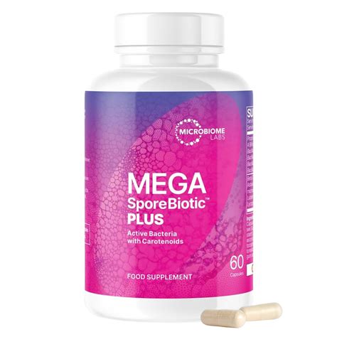 Microbiome Labsmegasporebiotic Plus With Antioxidants Spore Based Probiotic Active Bacteria