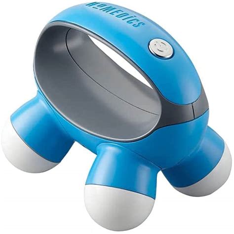Homedics Quatro Mini Hand Held Massager With Hand Grip Battery