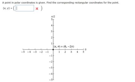 solved a point in polar coordinates is given find the