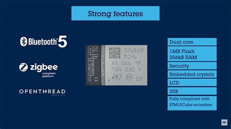STM32WB5MMG Wireless Module Supports Bluetooth LE Zigbee OpenThread And More Electronics Lab