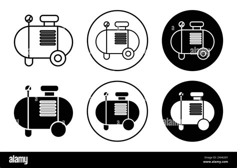 Air Compressor Icon Stock Vector Image And Art Alamy