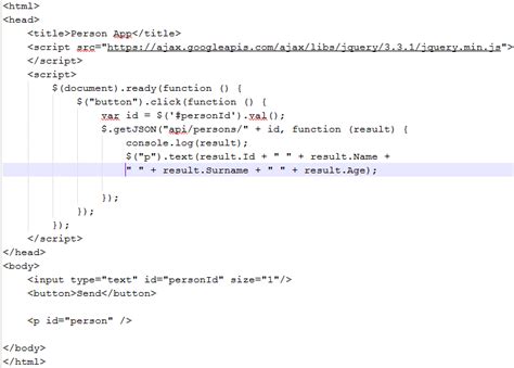 Consuming The Web Api From Jquery And Javascript Cihan AŞan