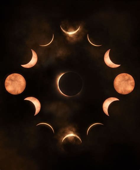 Solar Eclipse Through The Clouds