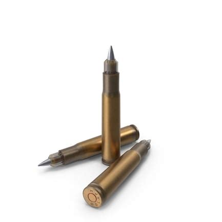 Bullet 762x51 Slap 3d Incl Ammo And Firearm Envato