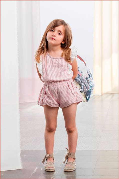 Lookbook Ss20 Tocoto Vintage Short Girls Jumpsuit Fashion Modern
