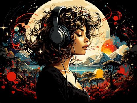 Premium Ai Image Nostalgic Music Tribute Vintage Retro Illustration