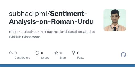 Github Subhadipmlsentiment Analysis On Roman Urdu Major Project Ca