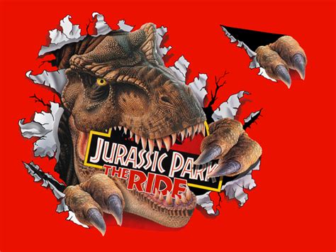 Jurassic Park The Ride T Rex Head And Claw Stunod Racing