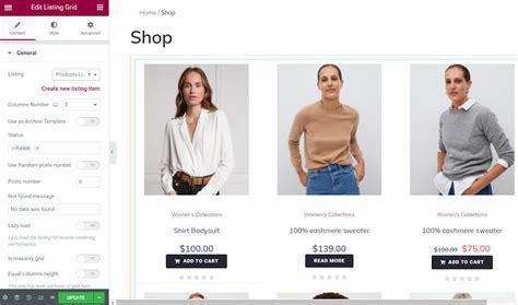 Displaying Add To Cart Dynamic Link In The Listing Item Jetengine