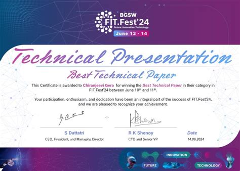 Chiranjeevi Gera On Linkedin Fitfest24 Bgsw