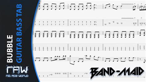 Band Maid Bubble Guitar Bass Tab Youtube