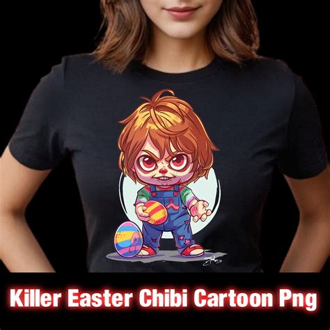 Killer Easter Chibi Cartoon Png Horror Easter Pnghappy Easter Day Png