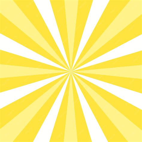 Premium Vector Yellow Sunbeam Background Sun Rays Starbust Wallpaper