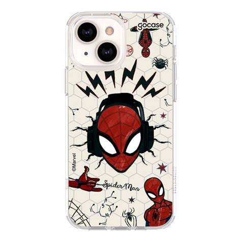Capinha Para Celular Spider Man Elements Sketch Gocase