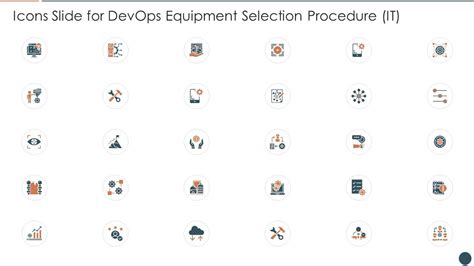 icons slide for devops equipment selection procedure it demonstration pdf
