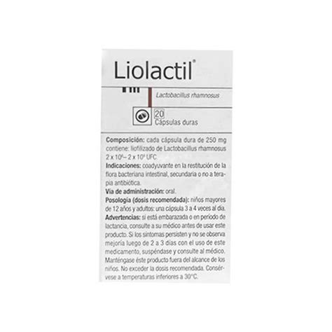 Liolactil Liolizados Lactobacillus Rhamnosus 1 5gr X Sobre Elmor Farmadon La Farmacia De La