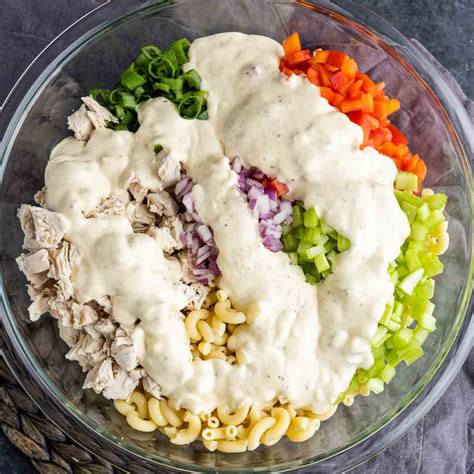 Easy Chicken Macaroni Salad Recipe Home Made Interest
