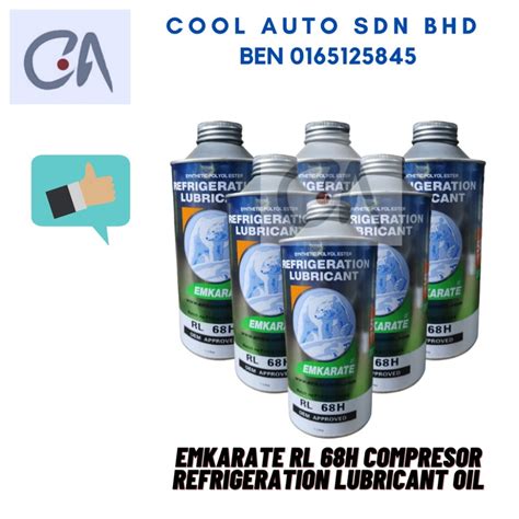 🔥ready Stock 🔥emkarate Rl 68h Compresor Refrigeration Lubricant Oil Selangor Kl Puchong