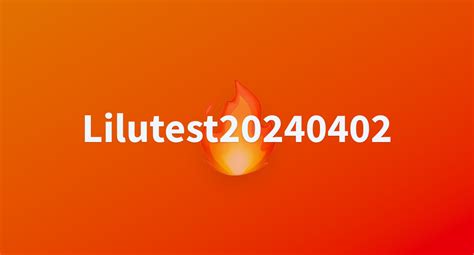 Lulul Lilutest20240402 At Main