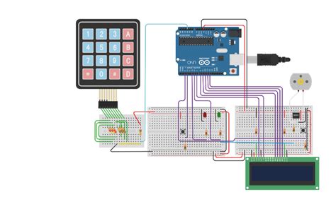 Circuit Design Copy Of Contador De Vueltas Para Bobinadora Con Teclado Tinkercad