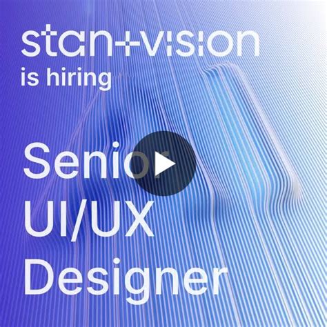 Hiring Uiux Designjobs Uxdesigner Saas Stanvision Saas Design