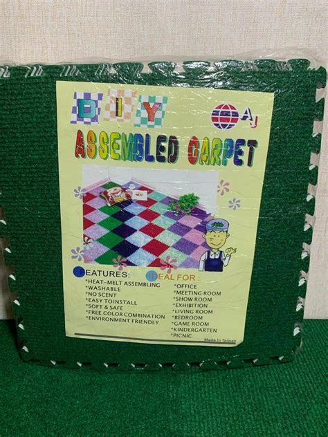 Diy Assembled Carpet Set Green Furniture And Home Living Office