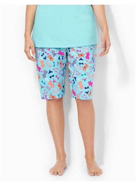 Catherines Plus Size Swimsuit Bermuda Sleep Short Womens Size 3x