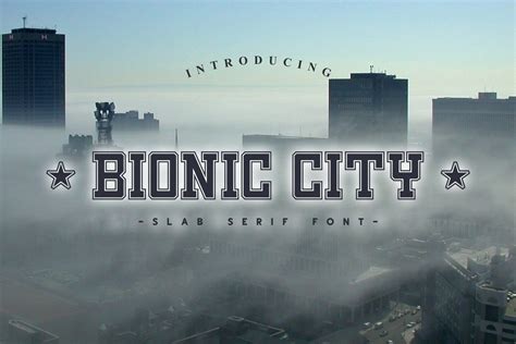 Шрифт Bionic City скачать и установить на Web сайт