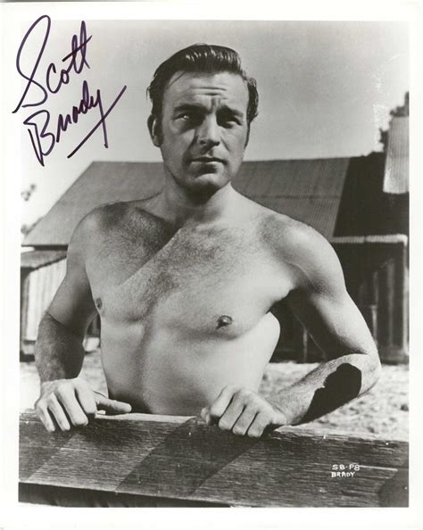 Scott Brady D 1985 Signed Autographed Glossy 8x10 Photo Coa Matching