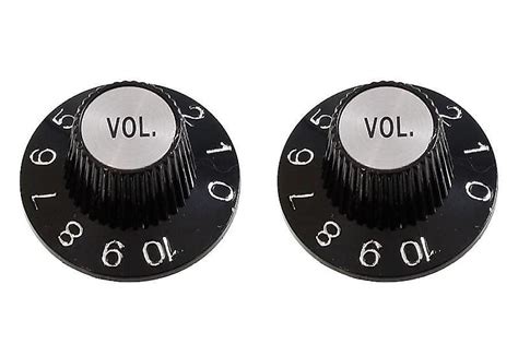 Black Witch Hat Volume Knobs 2 Pack Guitar Reverb