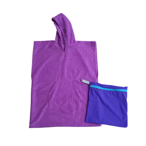 Poncho Morado 6 A 10 Años A Must Puffs