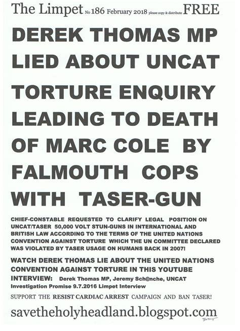 Save The Holy Headland Marc Cole The First Cornishman Killed By