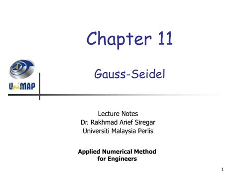 Ppt Gauss Seidel Powerpoint Presentation Free Download Id 3078851