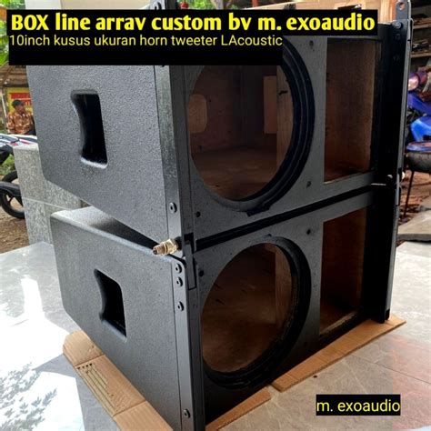 Box 10 Inch Line Array Model Vera Custom By M Exoaudio Read Description Shopee Malaysia