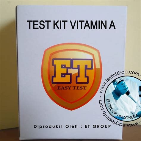 Jual Test Kit Vitamin A Semi Kuantitatif Untuk Minyak Sayurminyak