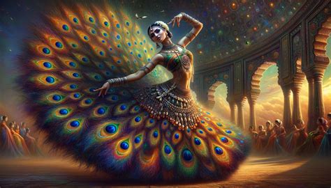 Peacock Dance Deep Dream Generator Dancers Pose Indian Classical