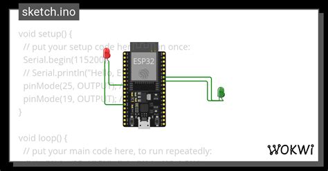 My First Project Wokwi Esp32 Stm32 Arduino Simulator