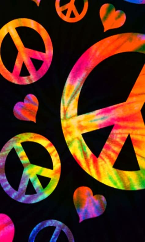 Tie Dye Peace Sign Wallpaper
