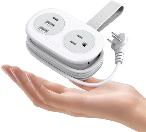 Orico Travel Power Strip 37ft Small Extension Cord