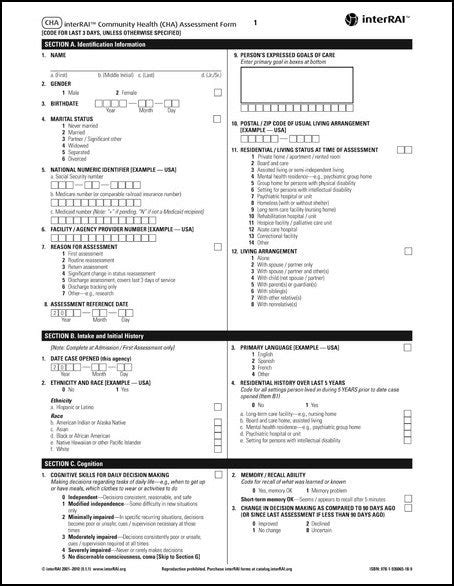 Community Health Assessment Cha Interrai Print Catalog