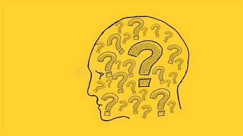 Doubt Concept Conceptual Illustration Stock Footage Video Of Concept