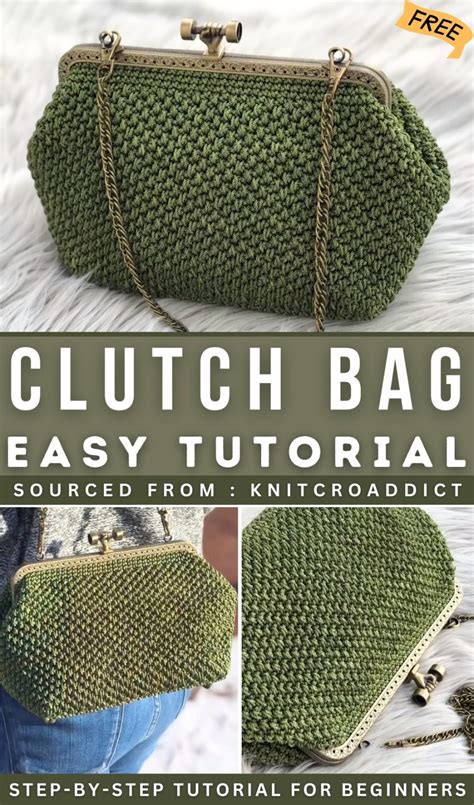 6 Easy Crochet Clutch Bag Patterns For Special Occasions Red Agape Blog
