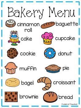 Bakery Dramatic Play Dramatic Play Themes Cooking Theme Preschool
