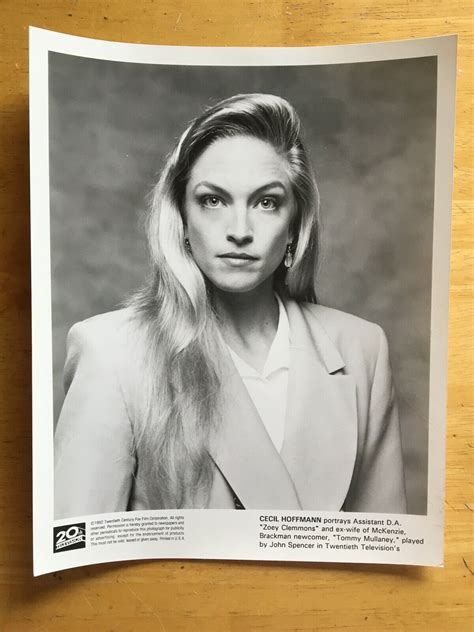 Cecil Hoffmann 1992 Bandw Original Vintage Press Headshot Photo Ebay