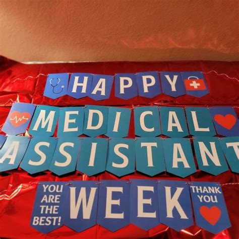 Medical Assistant Day Printable Banner Happy Ma Day Banner Medical