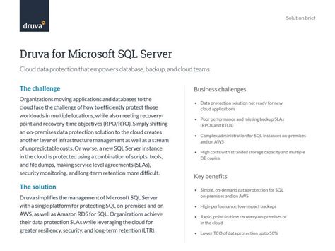 Druva On Linkedin Druva For Microsoft Sql Server