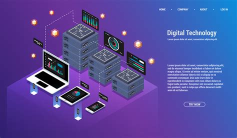 Isometric Tech Illustration On Behance