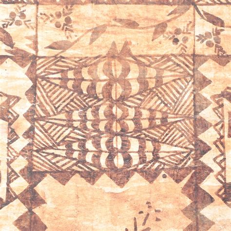 Tongan Ngatu Tapa Barkcloth Ebth